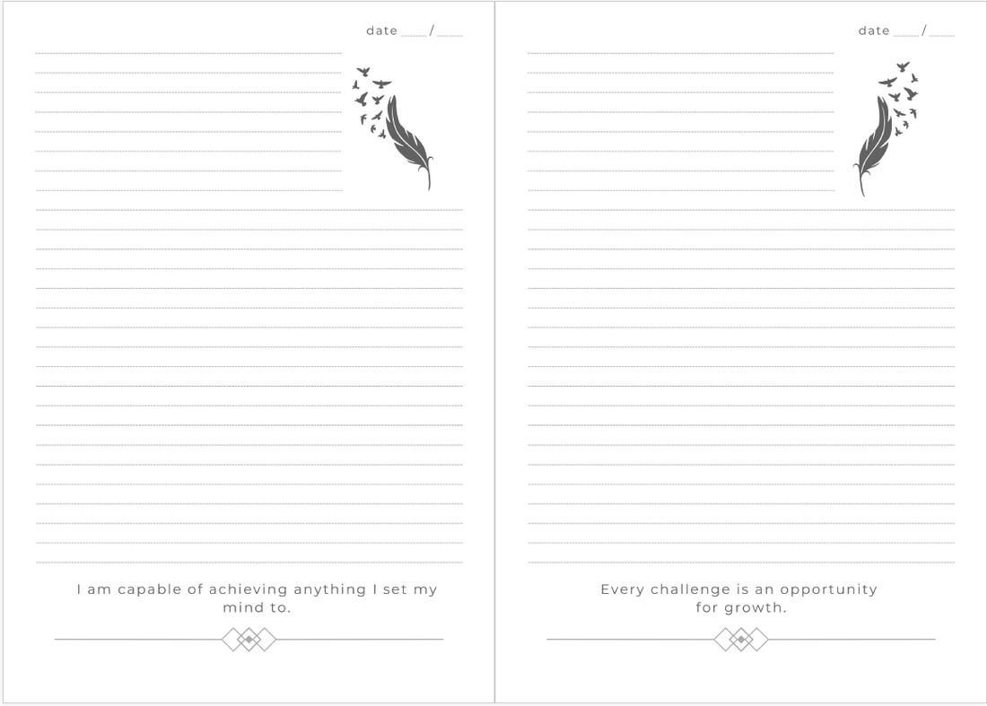 Notes & Affirmations - a Notebook with Affirmations for Women and Teen ...